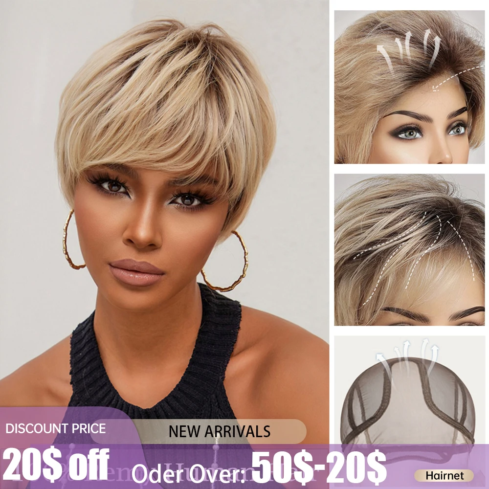 Pelucas-de-cabello-humano-con-encaje-frontal-para-Mujeres-Afro-negras ...