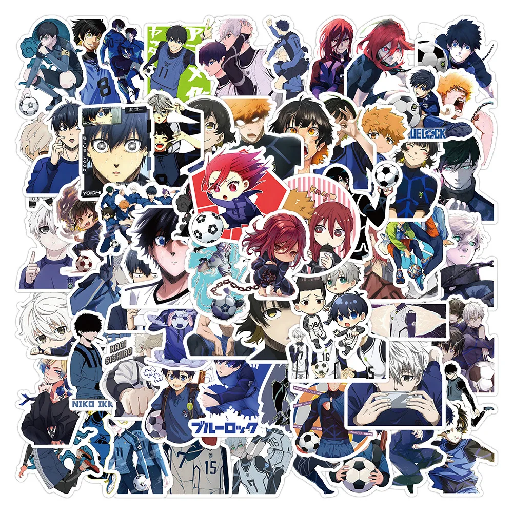 100pcs-Blue-Lock-Stickers-Isagi-Yoichi-Cartoon-Stickers-Decals-DIY ...