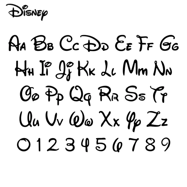 Disney Stencil Letters