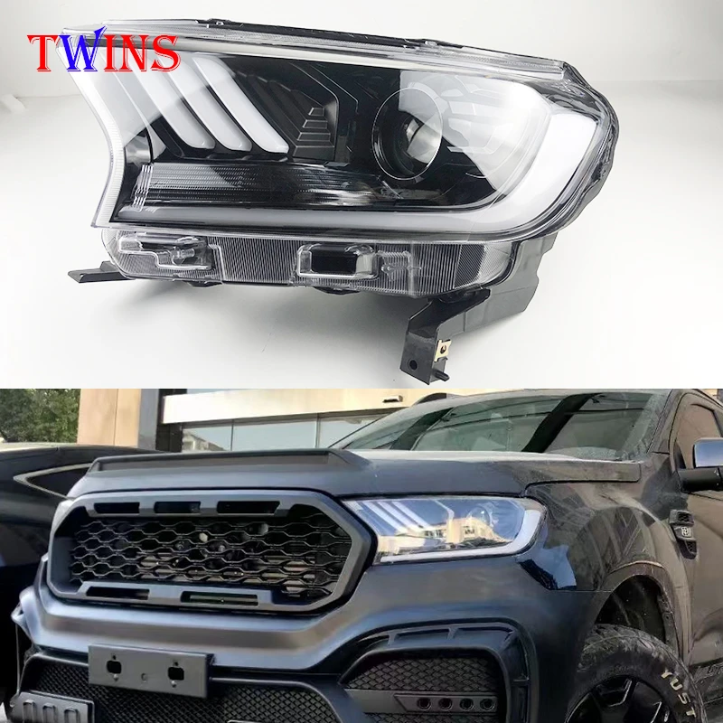 For Ford Ranger T7 T8 2016 2017 2018 2020 Everest Led Head Lamp Full ...
