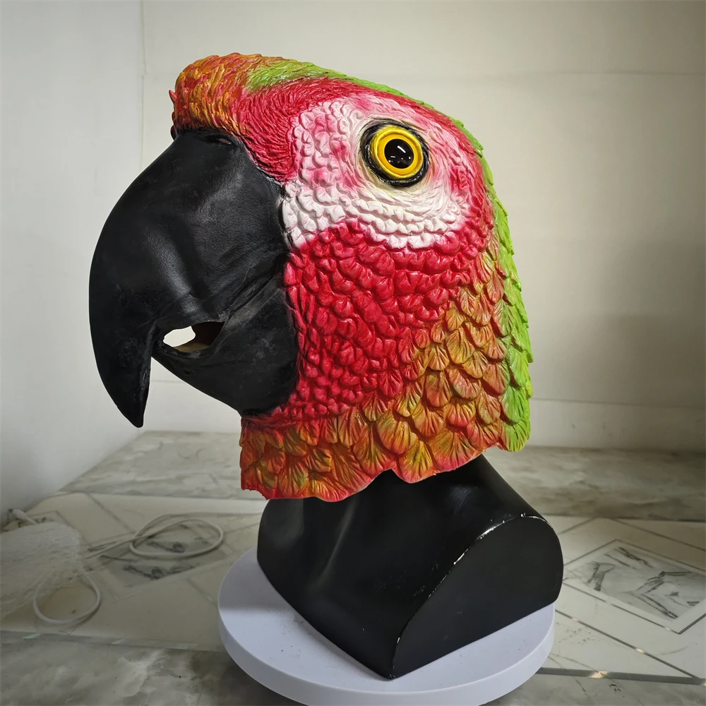 Animal-Parrot-Mask-Halloween-Animal-Cosplay-Party-Costume-Props ...