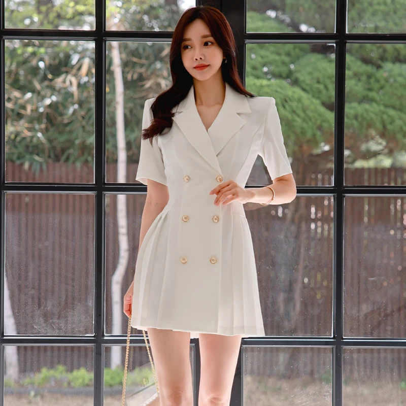 2023-Ver-o-Novo-Terno-Coreano-Collar-Slim-Fit-Double-Breasted-Moda ...