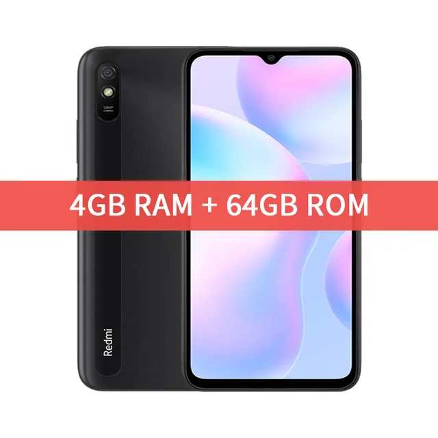 Smartphone Xiaomi Redmi 9A Global Rom 64GB/128GB Cellphone 5000mAh 6.53 ...