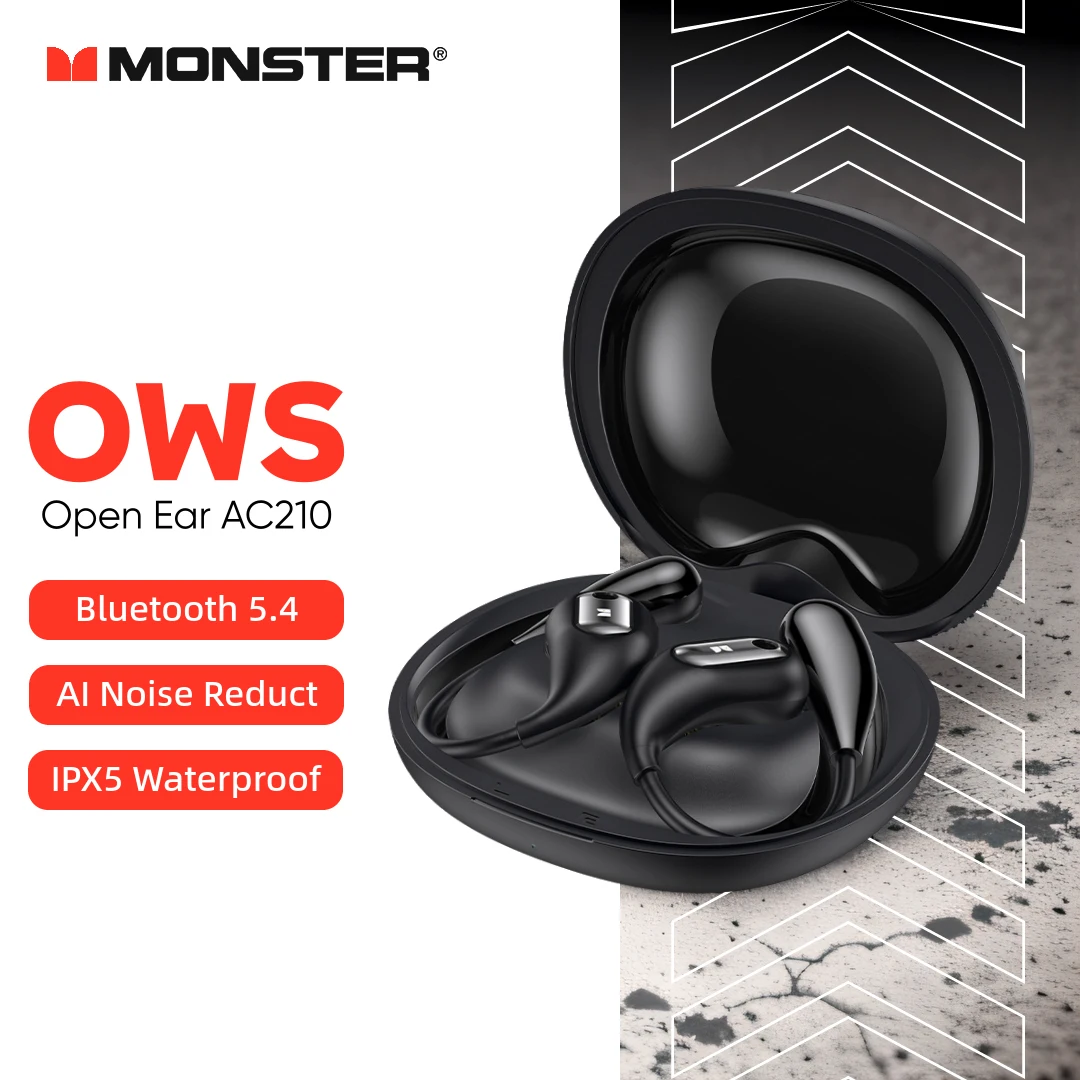 Monster-Open-Ear-AC210-OWS-Headphones-Sport-Wireless-Bluetooth-5-4 ...