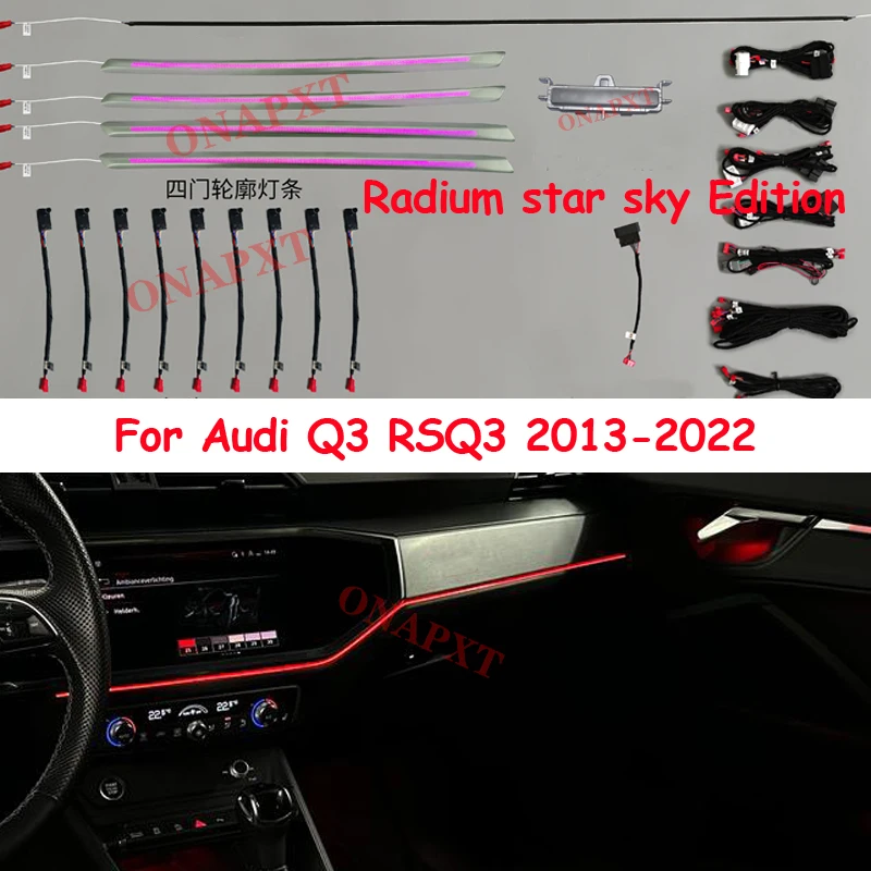 For-Audi-Q3-RSQ3-2013-2022-Interior-LED-Door-Dashboard-Backlight-APP ...