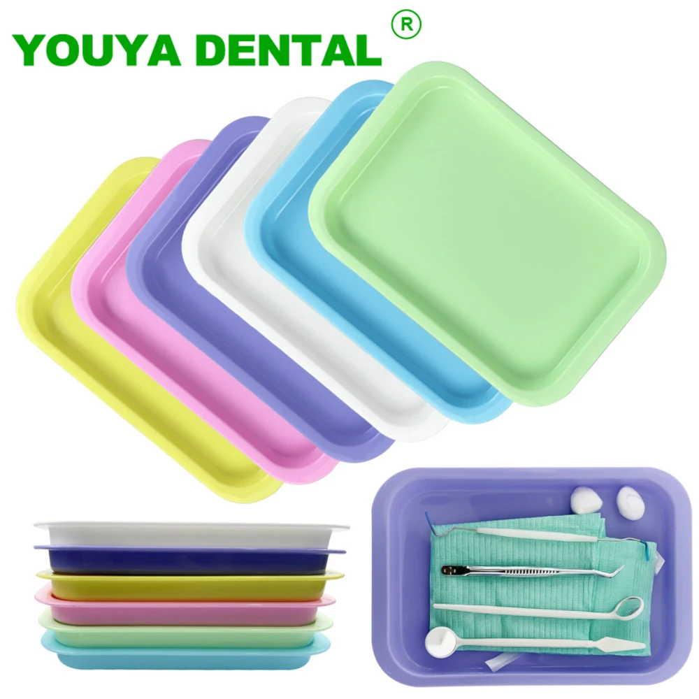 Dental-Instrument-Tray-Colorful-Plastic-Medical-Surgical-Dish ...