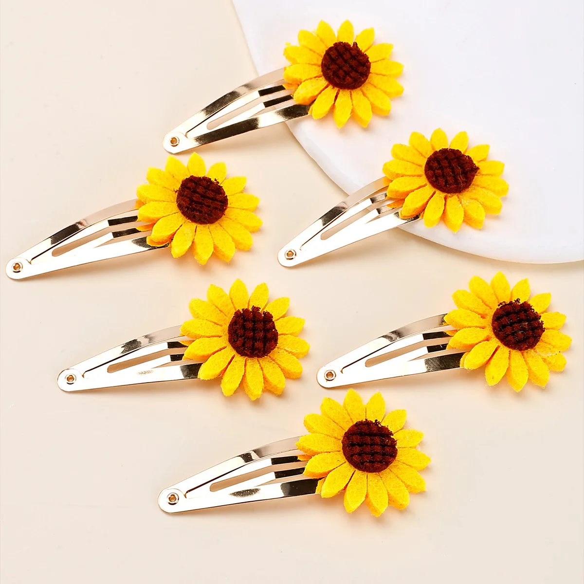 6pcs-Girls-Cute-Adorable-Sunflower-Hair-Clips-Cute-Side-Clip-Bangs-Clip ...