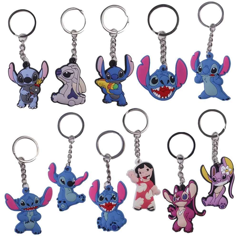 Lilo-Stitch-Disney-Anime-Trend-PVC-Doll-Cars-Keychain-Pendant-for-Men ...