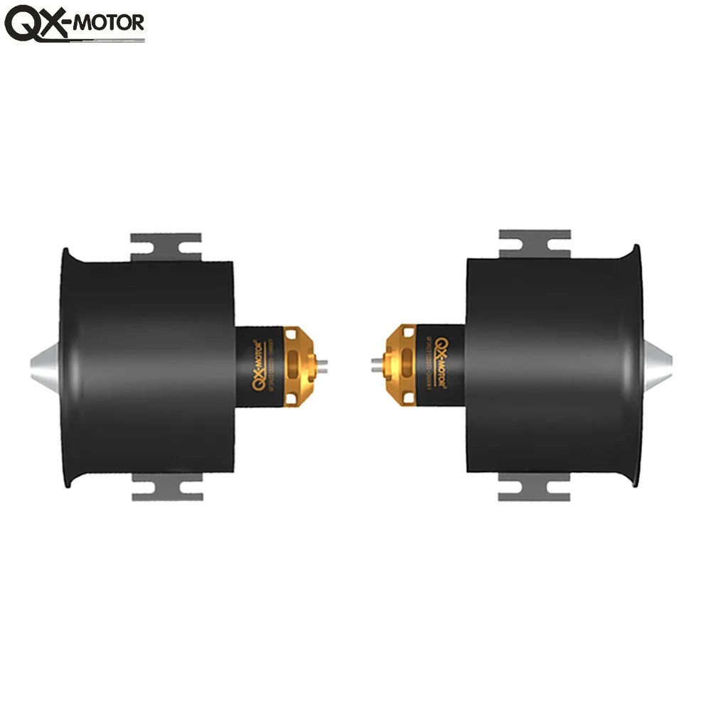 Qx-Motor 70mm EDF 12 Blades Ducted Fan QF2827 Brushless Motor 1800 / ...
