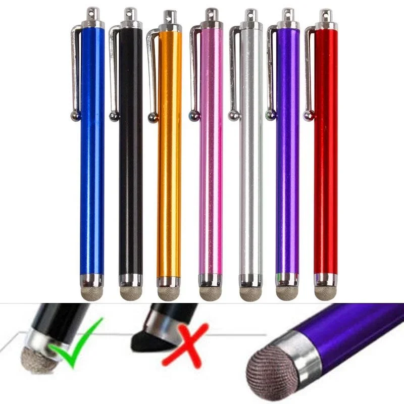 Hot Selling Metal Mesh Tip Touch Screen Stylus Pen voor Smart CellPhone ...