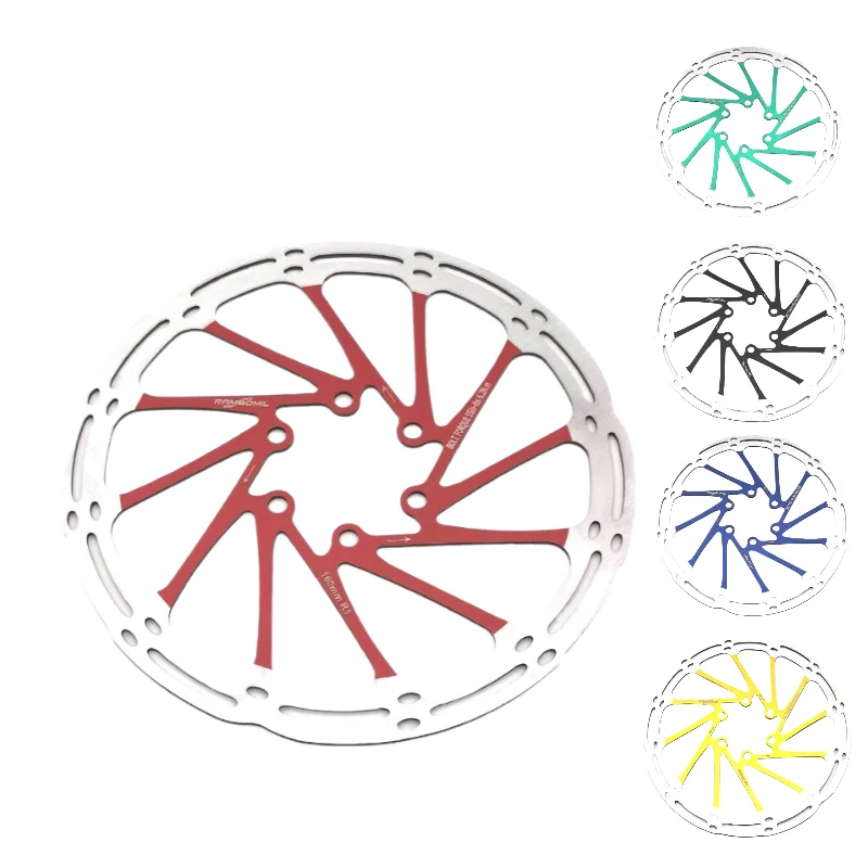 2 pcs Color Bicycle Center Lock Bike Brake Rotor 160mm/180mm/203mm Disc ...