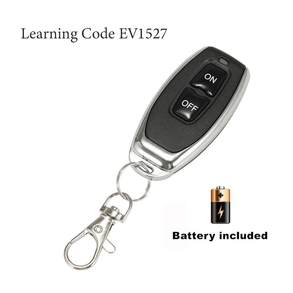 433MHz RF Remote Control Button Learning Code EV1527 Smart Home ...