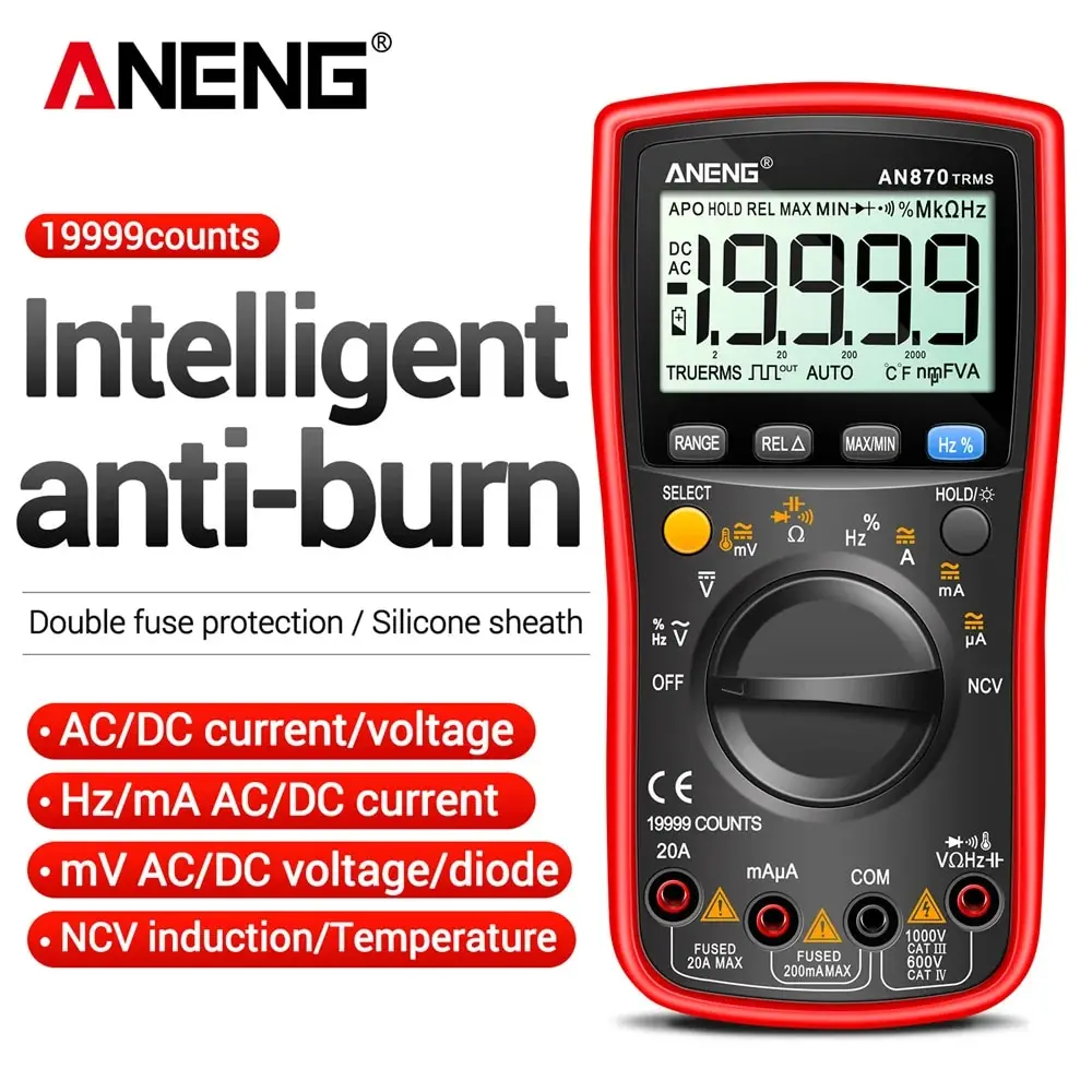 ANENG-AN870-19999-Counts-Non-Contact-Multitester-True-Rms-Multimeters ...