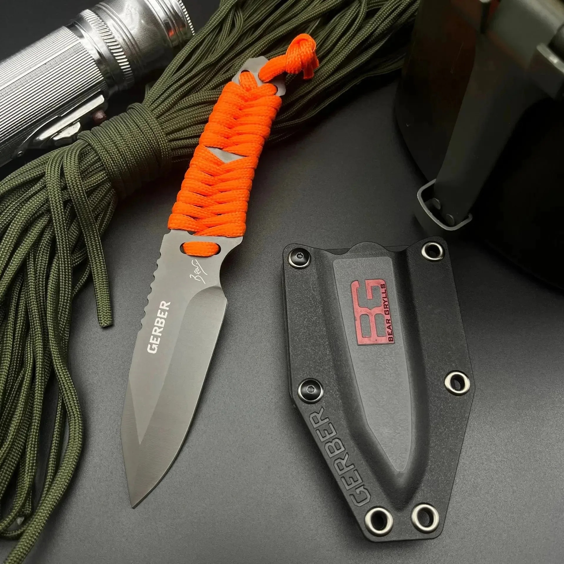 Camping-High-Hardness-Military-Tactical-Knife-Self-Defense-Sharp ...