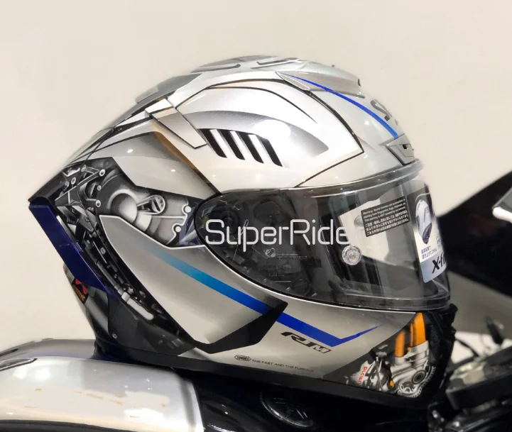 Full-Face-Motorcycle-helmet-X14-silver-ya-Motocross-Racing-Motobike ...