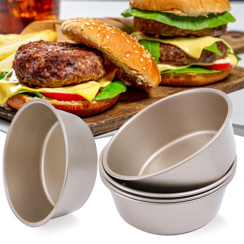 Kitchen Round Shape Hamburger Mold Food-grade Non-stick Chef Cutlets ...