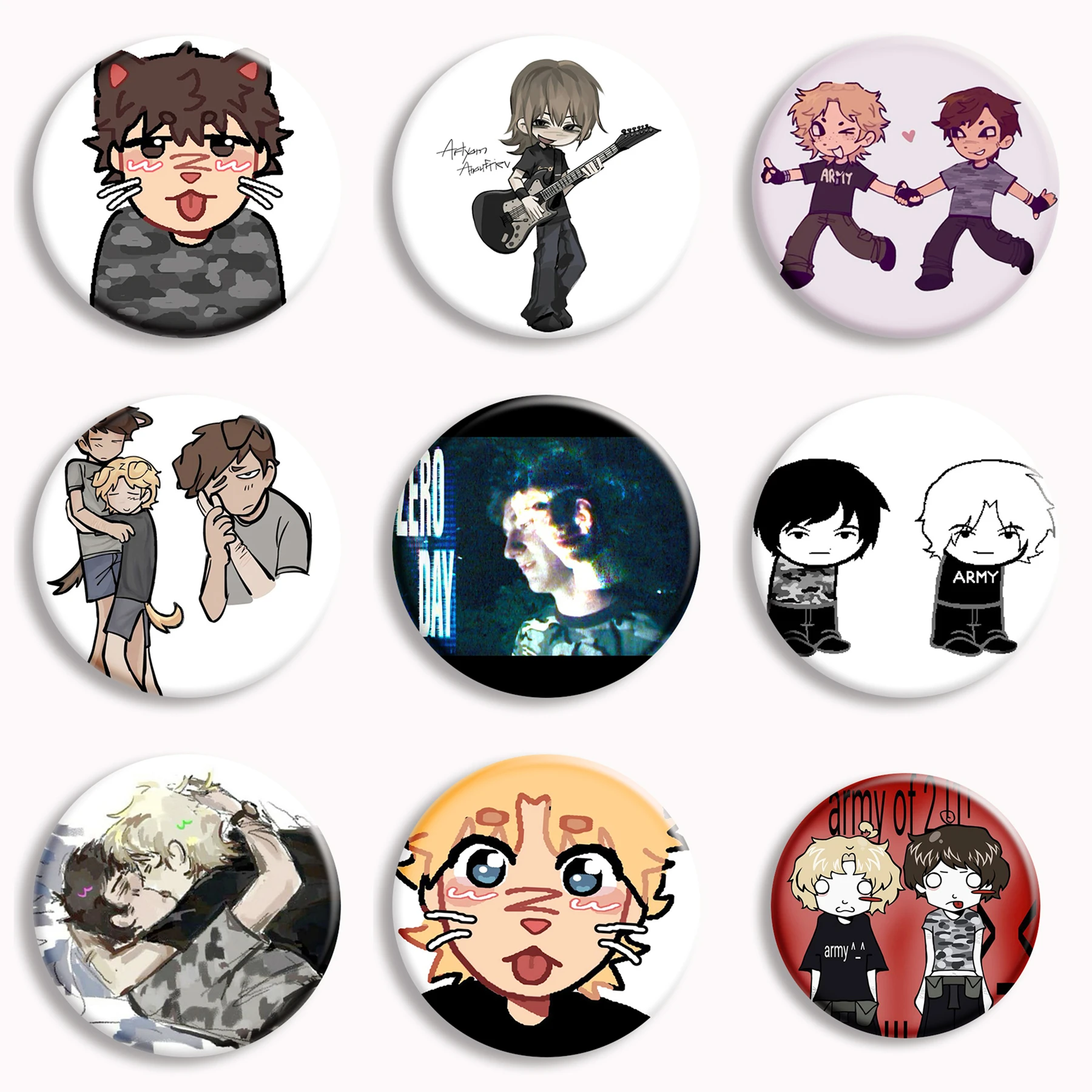 TCC Tumblr Brooches: The Ultimate Guide to Andre and Cal Fanart Pins ...