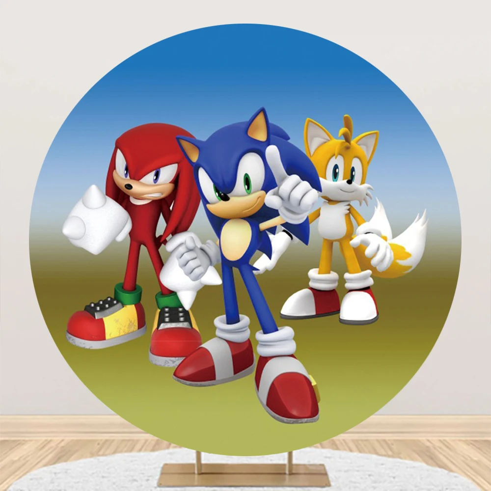 Fondo fotográfico redondo liuwei para fotografía Sonic The Hedgehog ...