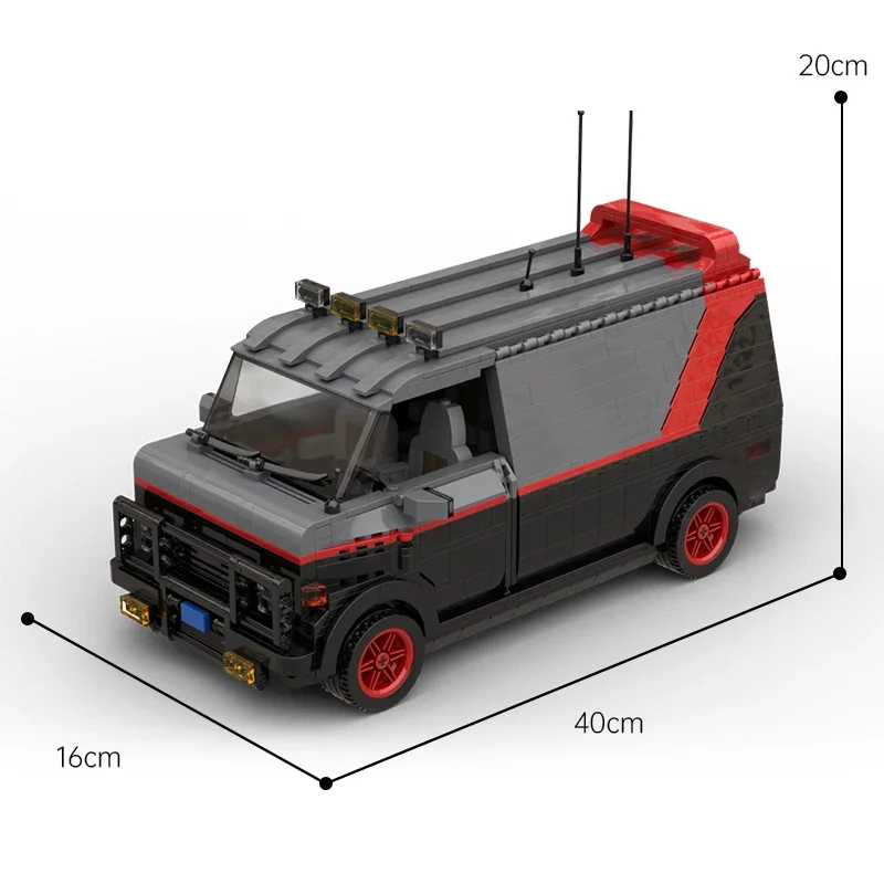 NEW-A-Teamed-Van-Building-Block-Set-G-Series-Car-Vehicle-Model-Toys-for ...