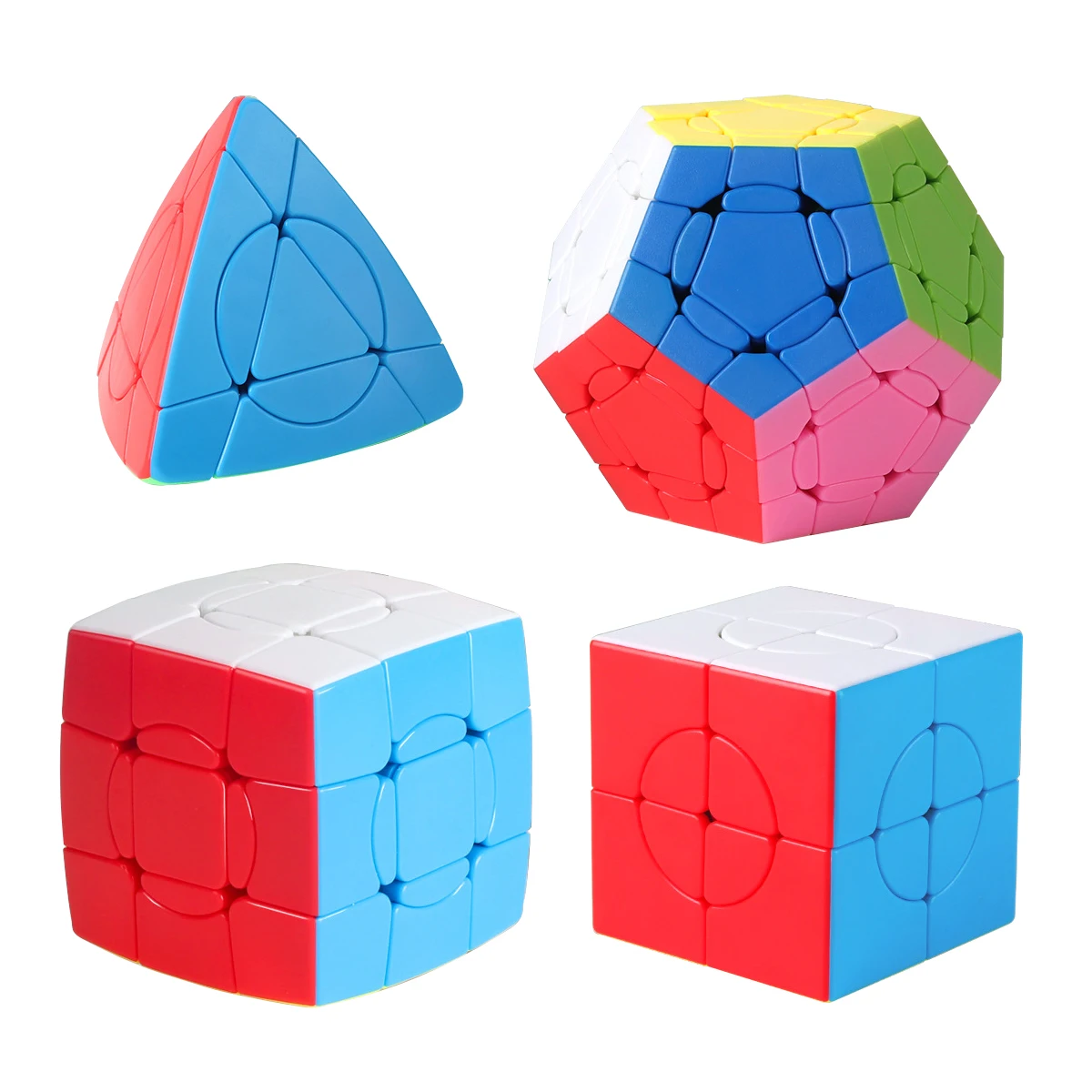 Sengso Circular Cube 2x2x2 Shengshou Stickerless Circle Magic Cube 3x3 ...