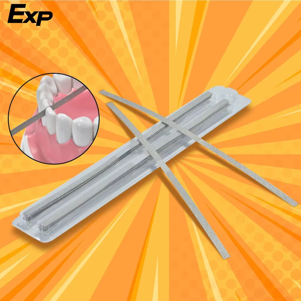 Exp-Dental-Orthodontic-Grinding-Strips-10PCS-Box-Double-Sided-Emery ...