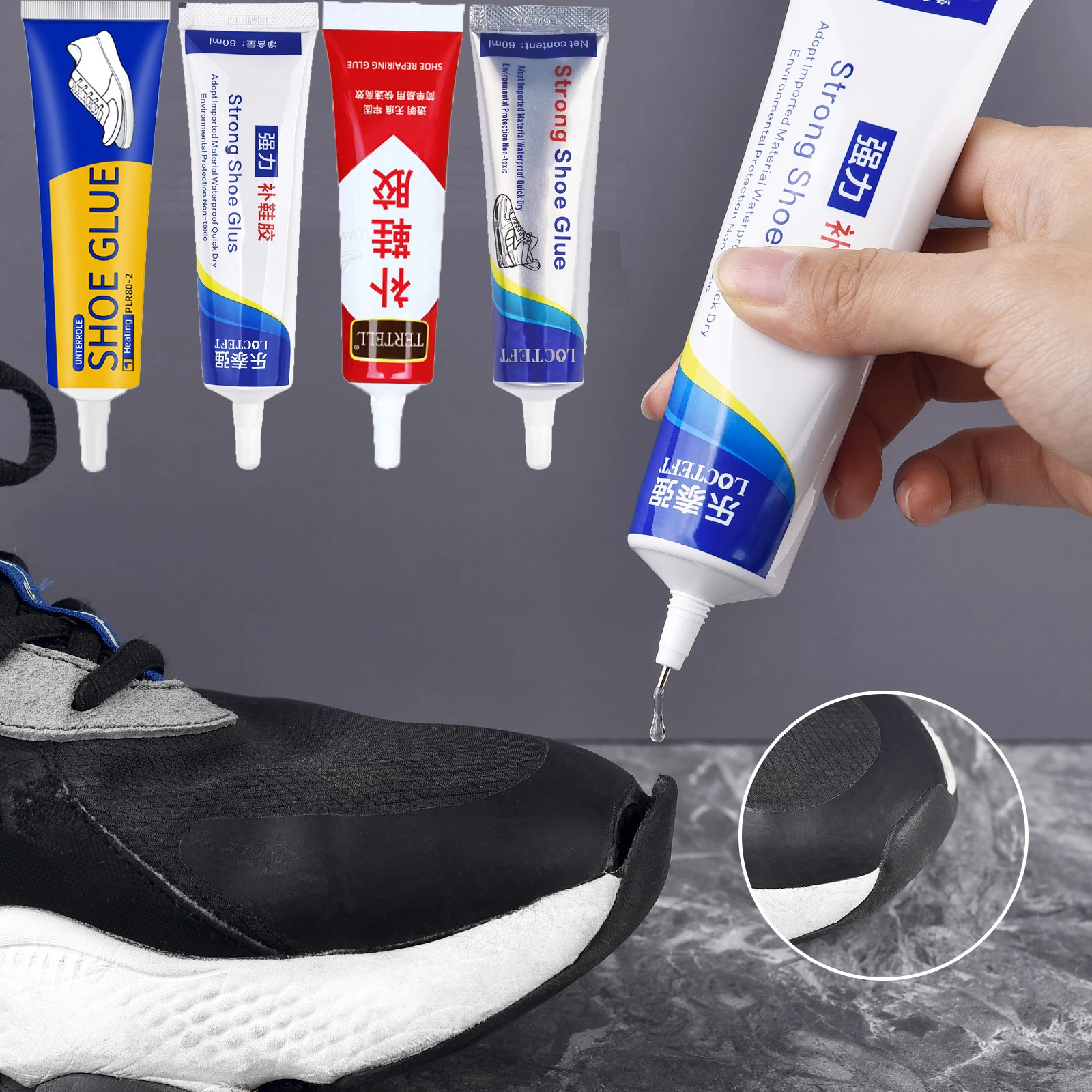 Strong Shoe-Repairing Adhesive Universal Shoe Repair Sealant Wear ...