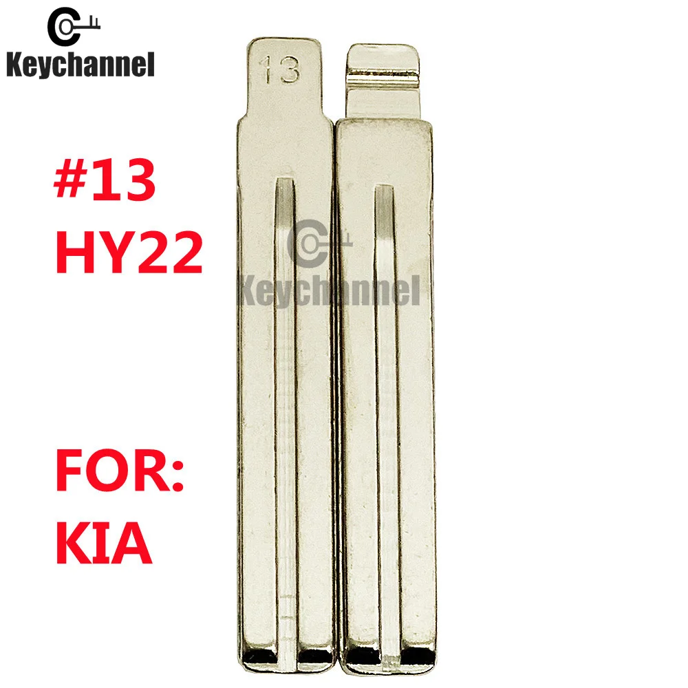 Keychannel-10PCS-NO-13-KD-Blade-HY22-Folding-Fob-Blank-Car-Key-Flip ...