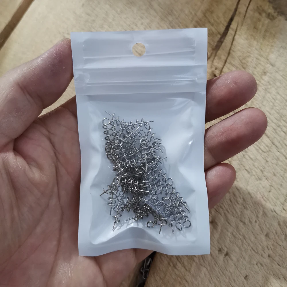 100-bags-50-pieces-per-bag-Stainless-Steel-Spring-Lock-Fishing-Pin ...