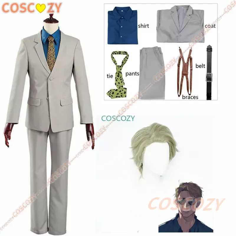 Anime-Jujutsu-Kaisen-Nanami-Kento-Cosplay-Costume-Wig-Shirt-Coat-Pants ...