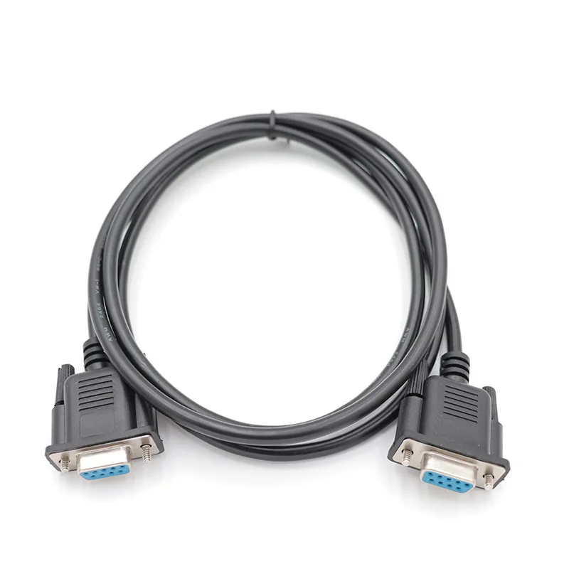DB9 9Pin Serial Direct cross RS232 Cable de extensión línea de conexión ...