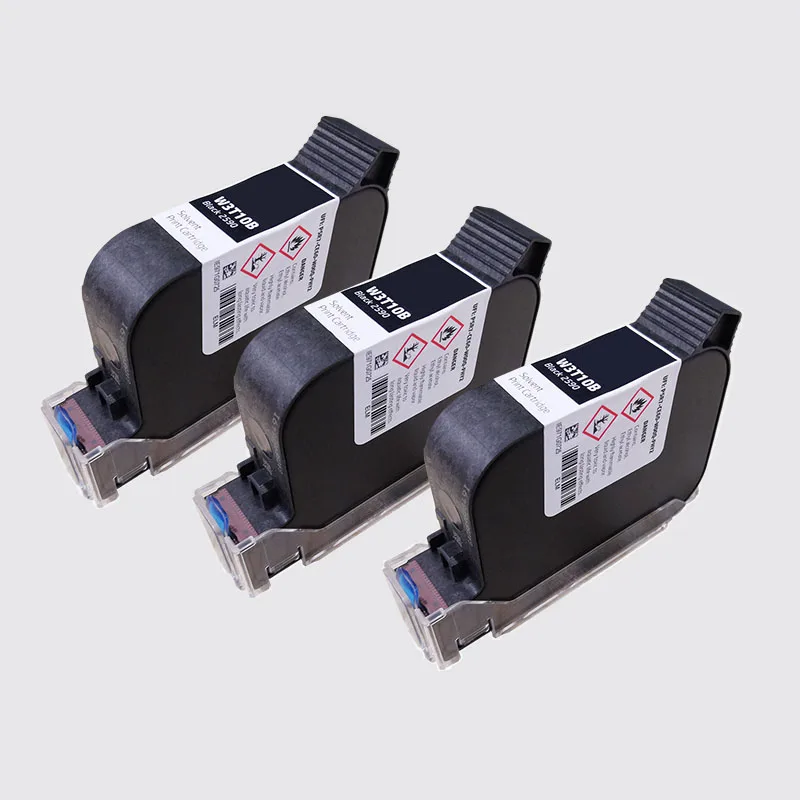 Original Black Fast Dry Solvent Based Ink Cartridge W3T10B 2590 FOL13B ...