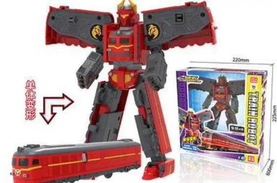 Super Train Robot High Speed Railway Transformation Toy Deformation Car ...