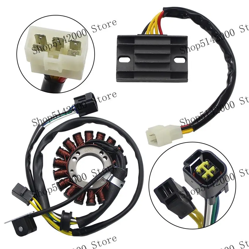Motorcycle Stator Coil + Voltage Regulator Rectifier For Suzuki DRZ250 ...