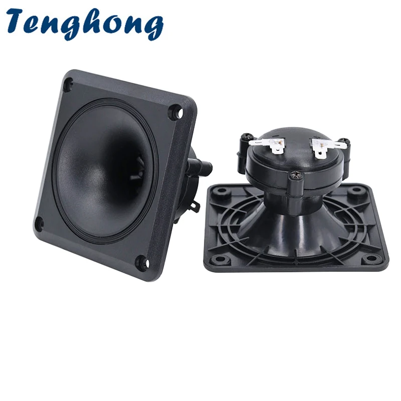 2pcs-3-5-Inch-Horn-Tweeter-88x88mm-Square-ABS-Plastic-Swallowhouse ...