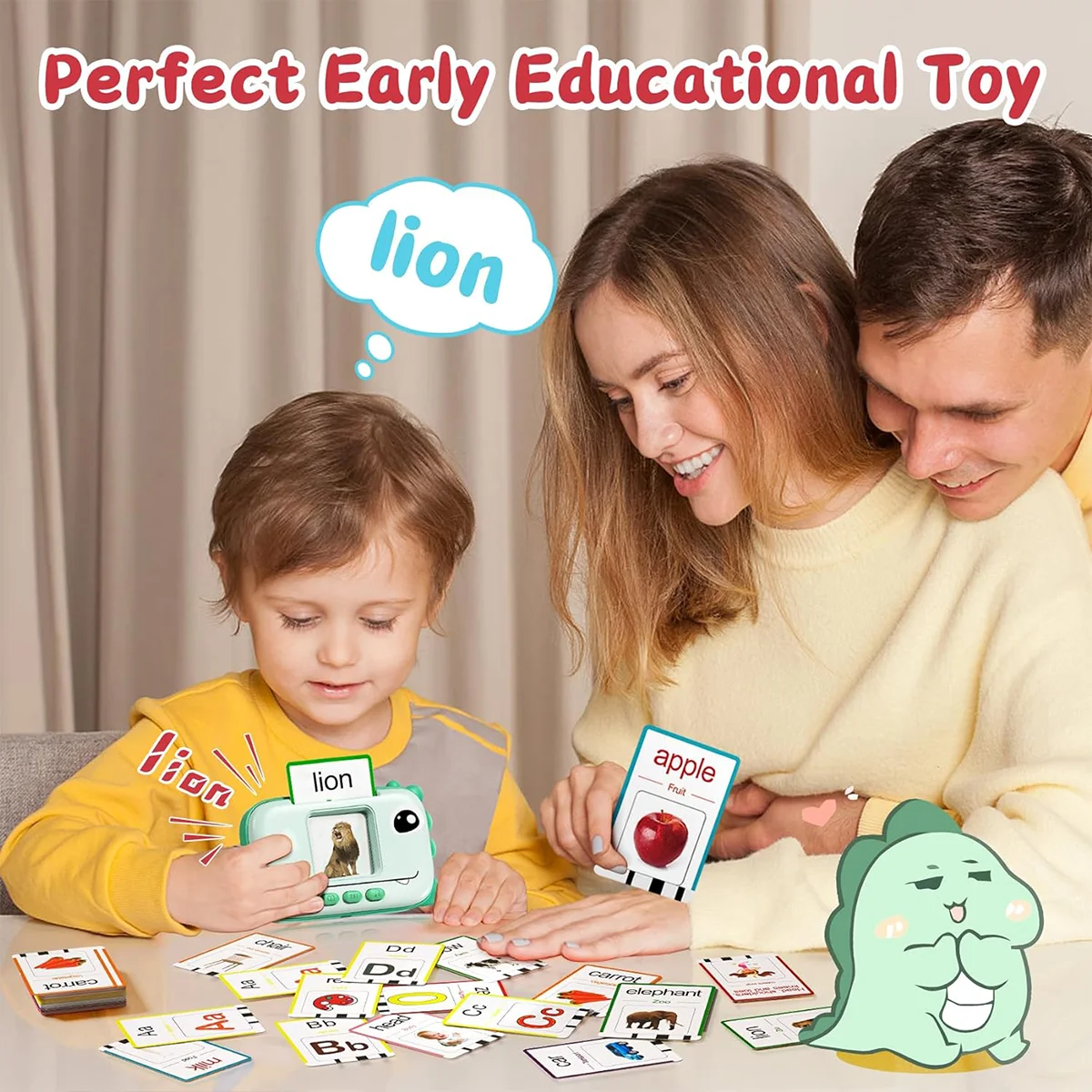 1-3 year old child Talk flash card learning toy, Autism Pocket Speech ...