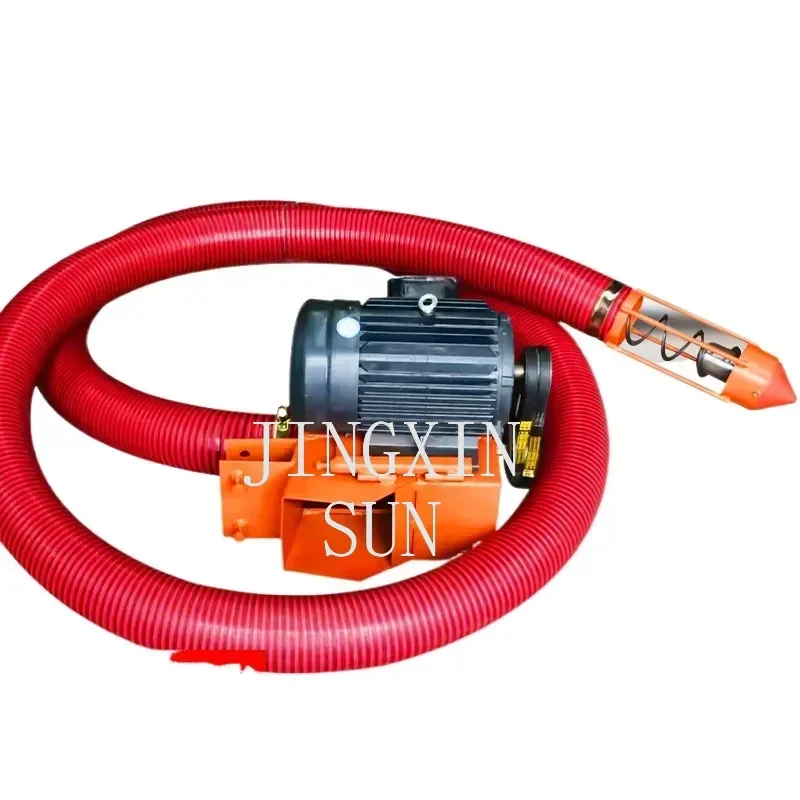 Powerful grain suction machine Small household spiral auger rice wheat ...