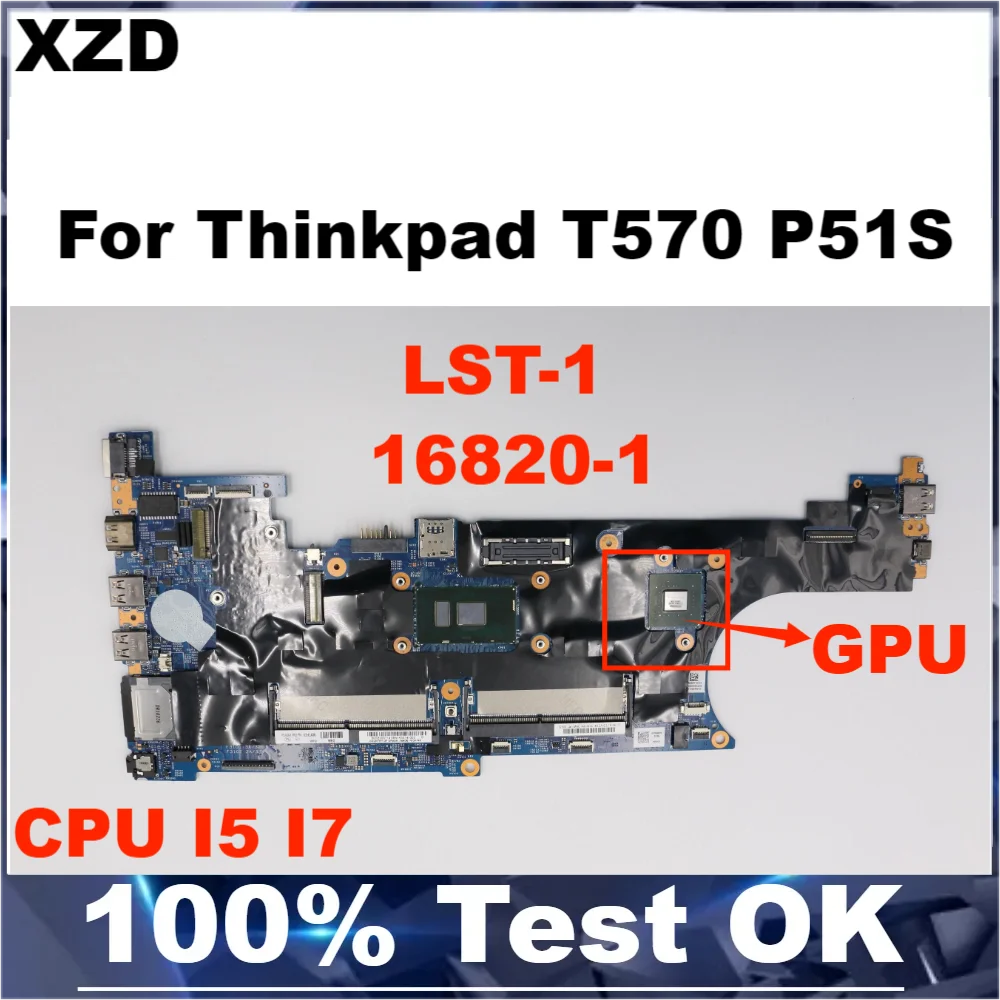 LTS-1-16820-1-Mainboard-For-Thinkpad-T570-P51S-Laptop-Motherboard-with ...