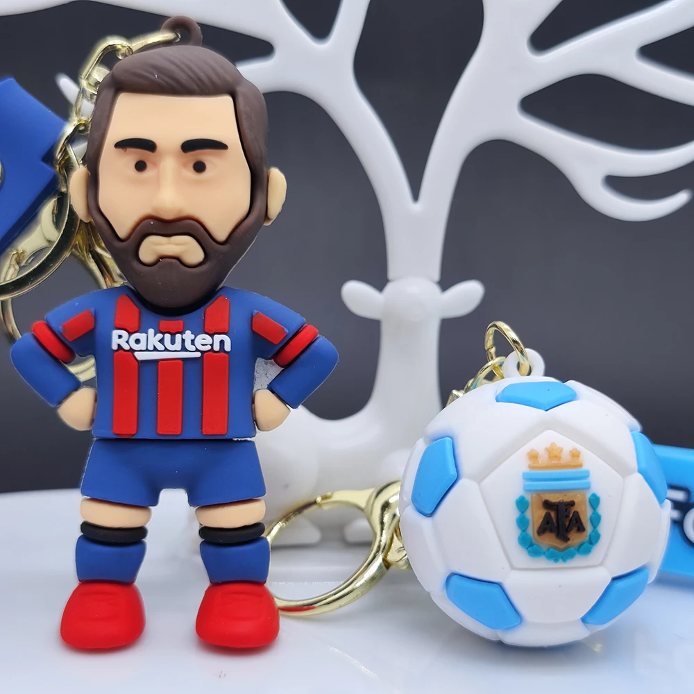 Creative-Q-Version-Messi-Jersey-Keychain-Football-Fan-Mini-Messi-Buzzer ...