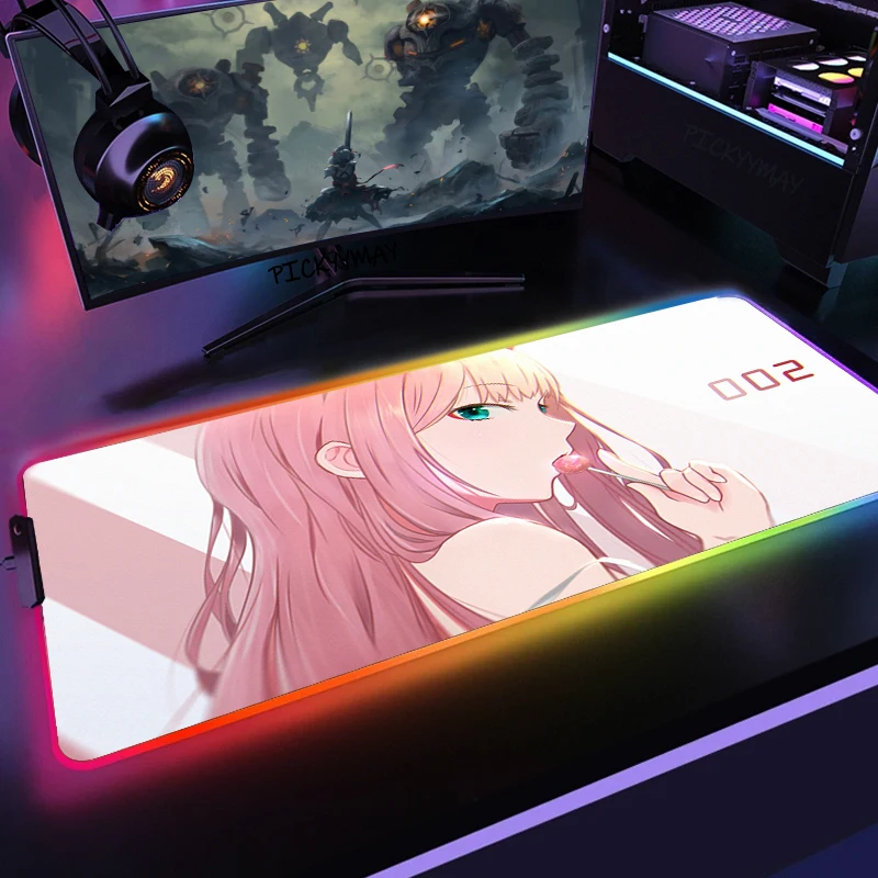 Zero-Two-Large-RGB-Mouse-Pad-002-Anime-Girl-Mousepads-LED-Mouse-Mat ...