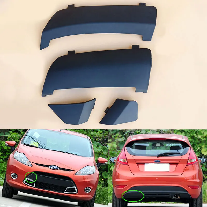 Car Front Rear Bumper Towing Eye Hook Cover Cap for Ford Fiesta MK7 ...