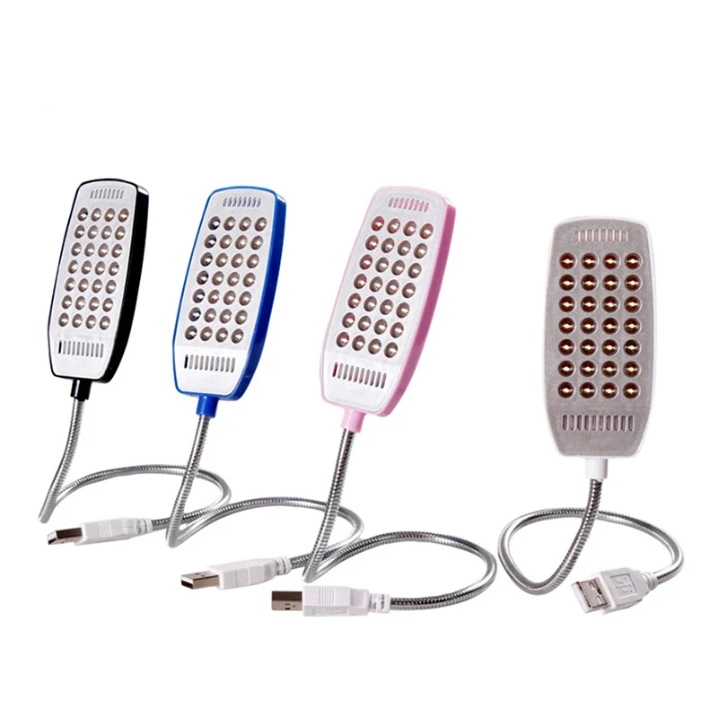 USB-Reading-Lamp-28leds-Ultra-Bright-LED-Book-Lights-Flexible-LED-Light ...
