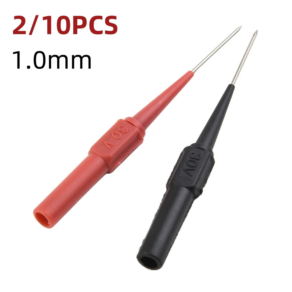 2-10PCS-1A-30V-1-0mm-Test-Probe-Measuring-Device-Clamp-Copper-Test-Lead ...