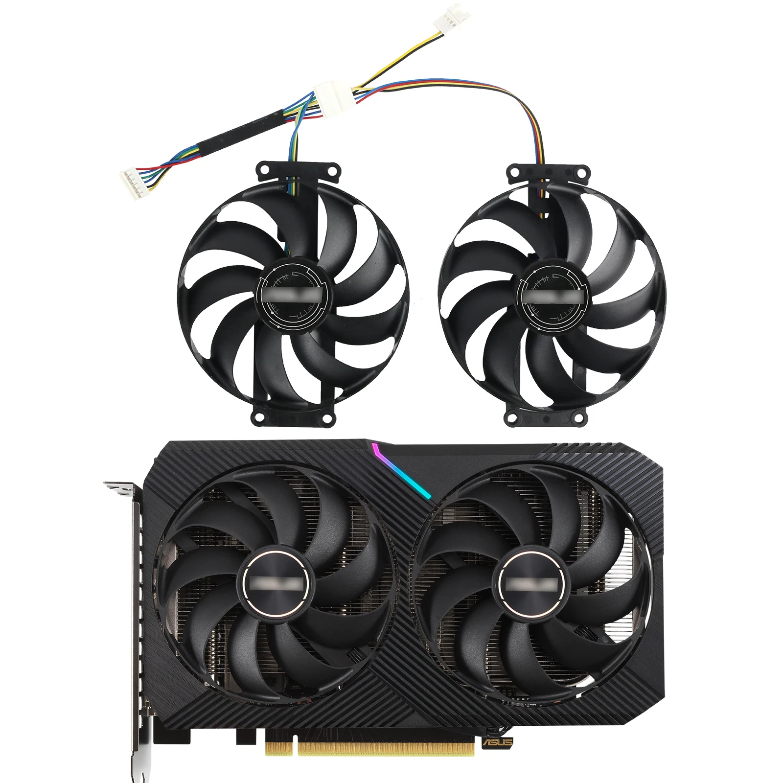 New Original For Asus Geforce Rtx 2060 2070 Dual Mini Oc Gtx 1660 Super ...