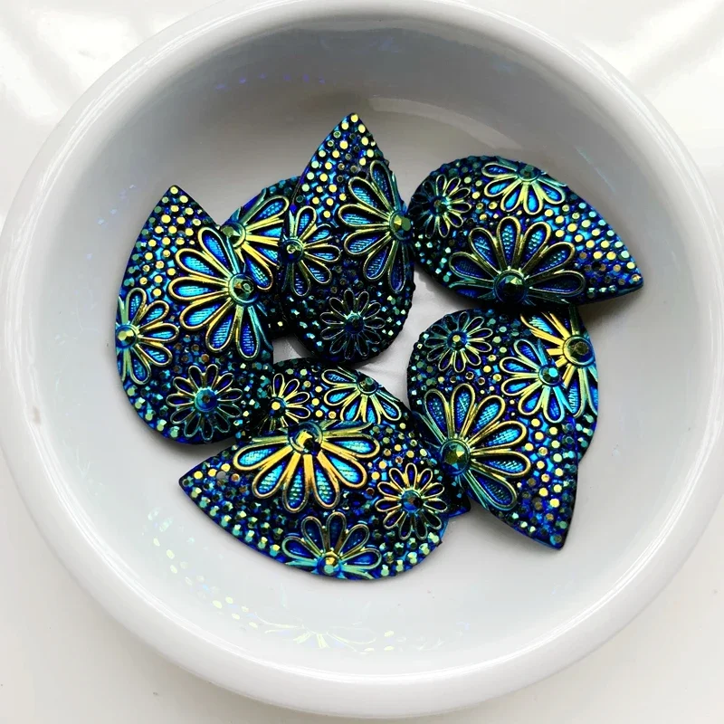 16-28mmTeardrop-Resin-AB-Rhinestones-Sewing-On-Flatback-Crystals-DIY ...