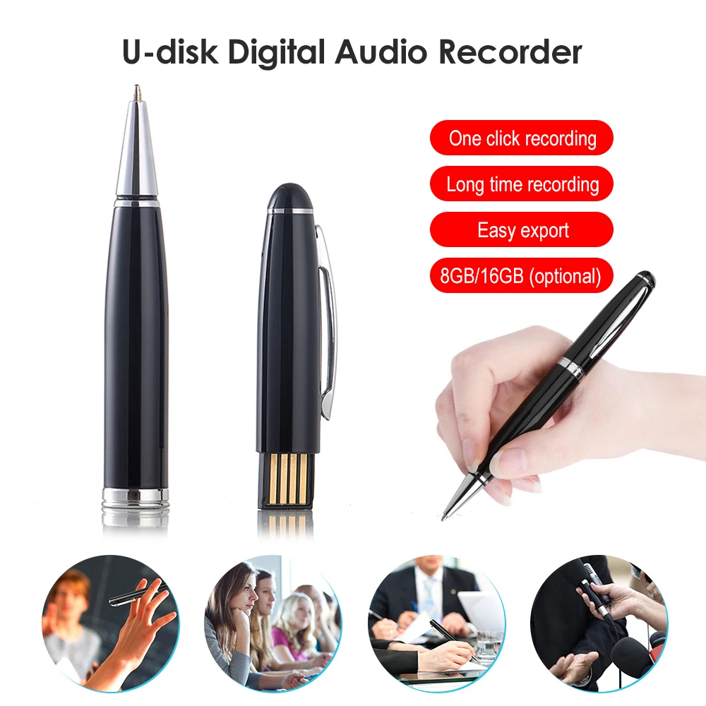Digital-Voice-Recorder-Pen-Professional-Audio-Sound-Recording-voice ...
