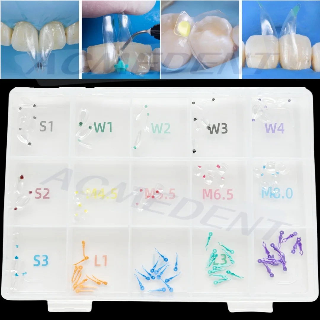 1Box-Dental-Clear-Matrix-Diastema-BT-Black-Triangle-Matrices-Wedges ...