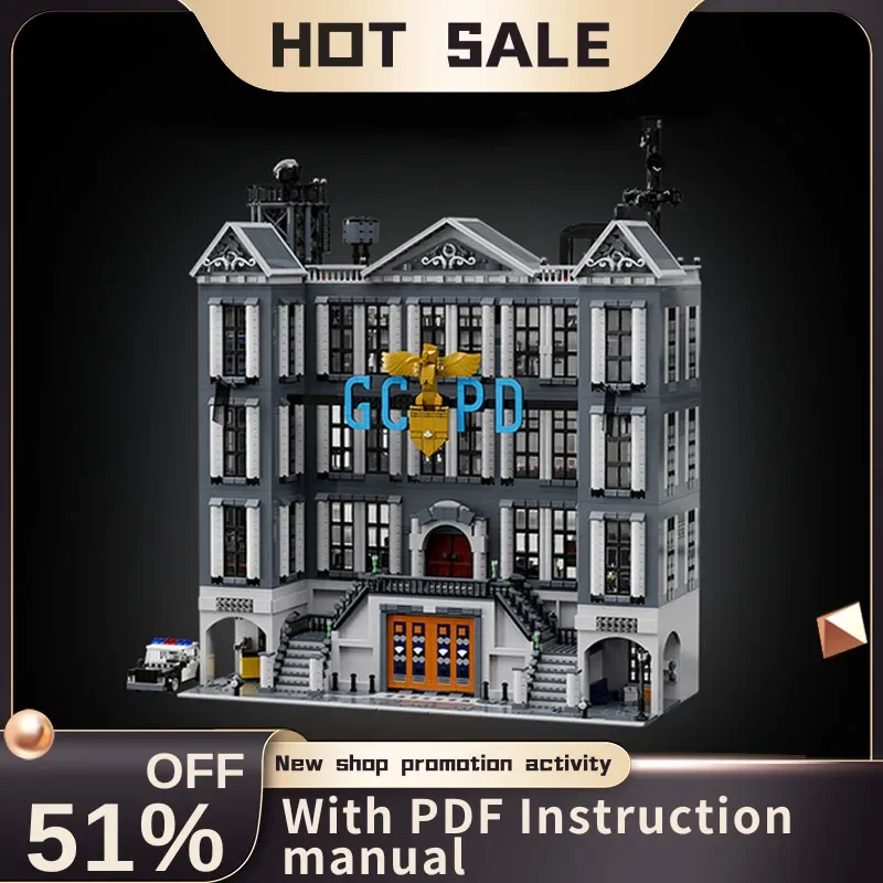 New 6803Pcs Hot Famous Bat Hero Movie Series Moc Assault On Gcpd Model ...