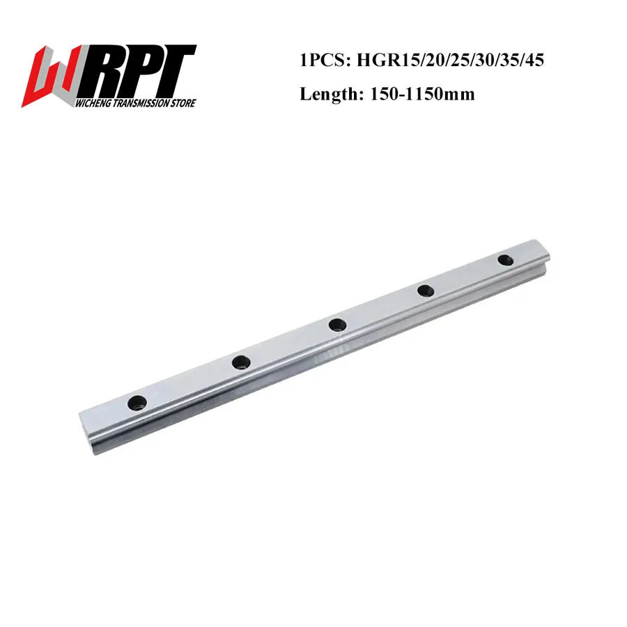 1pc-HGR15-HGR20-HGR25-HGR30-HGR35-HGR45-Linear-Guide-Rail-150-1150mm ...