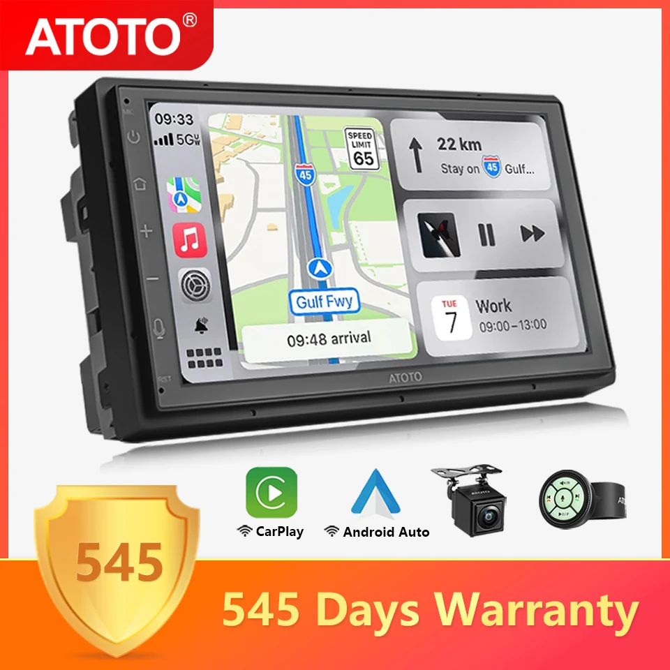 ATOTO-7-inch-Car-Radio-2Din-Wireless-Carplay-Monitor-Screen-Display ...