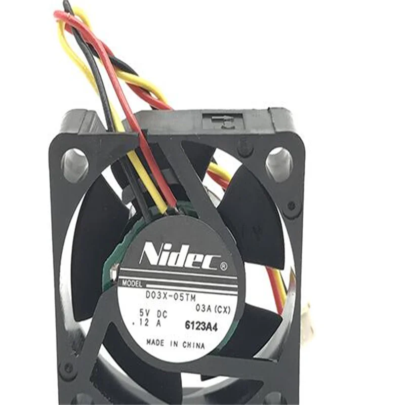 D03X-05TM 3010 5V 0.12A original Nidec three-line 3CM hard disk network ...